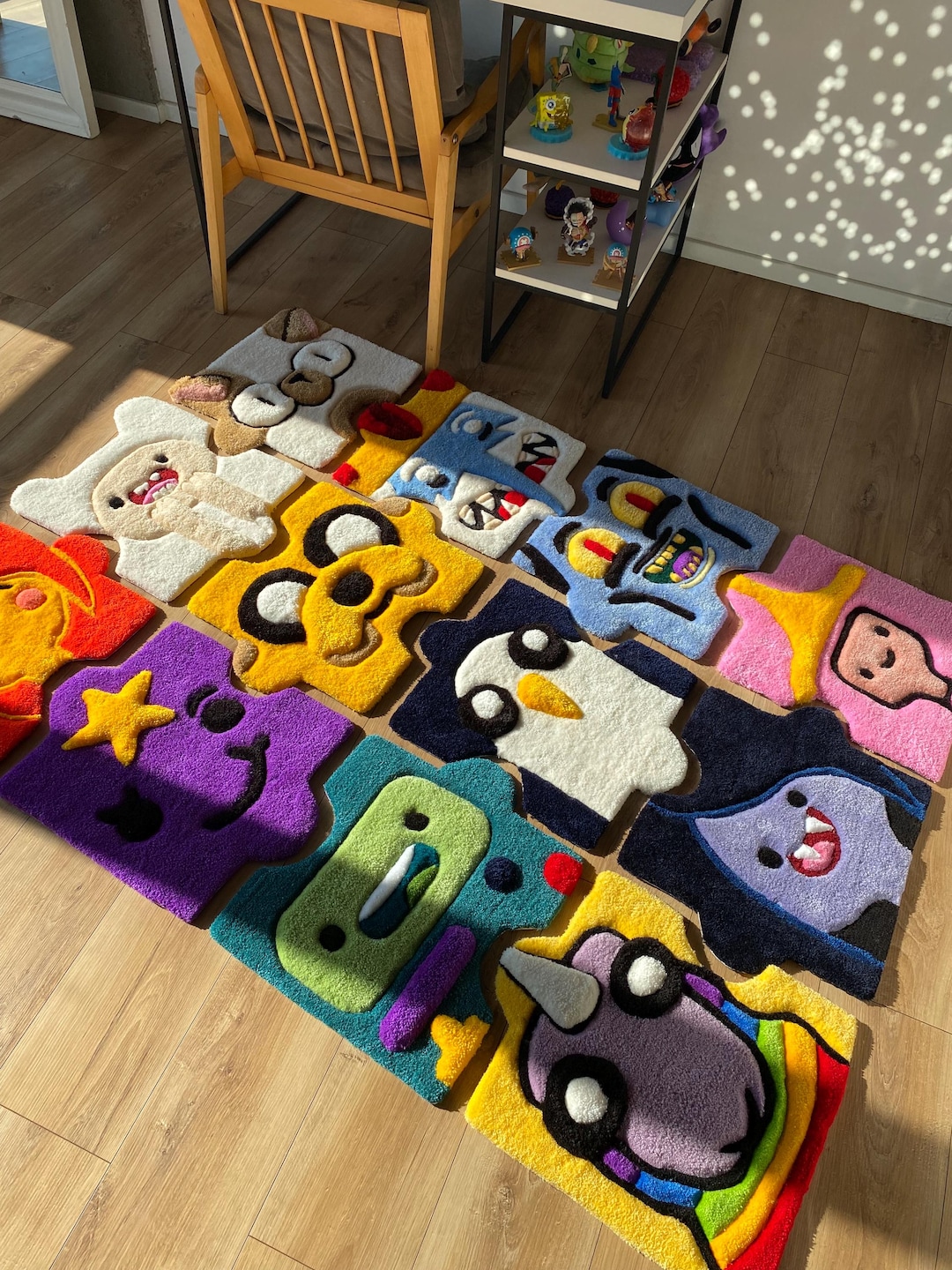 Handmade Tufting Puzzle 3d Rug Unique Home Decor Kids Room Cartoon ...