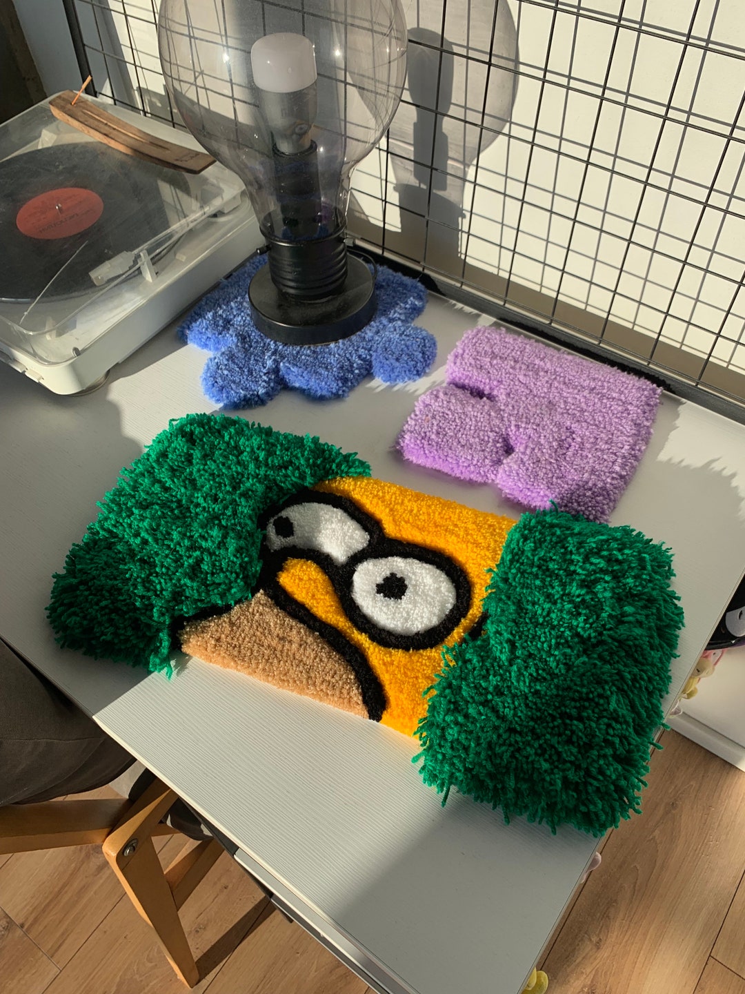 Keyboard Rug Homer in Bush Fluffy 3d - Etsy