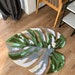 Monstera Tufted Rug Custom Flower Handmade Tufting Carpet - Etsy