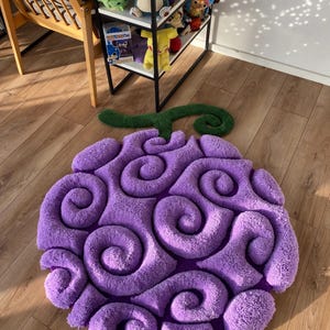 3d Devil Fruit Gomu Gomu Tufted Custom Rug - Etsy