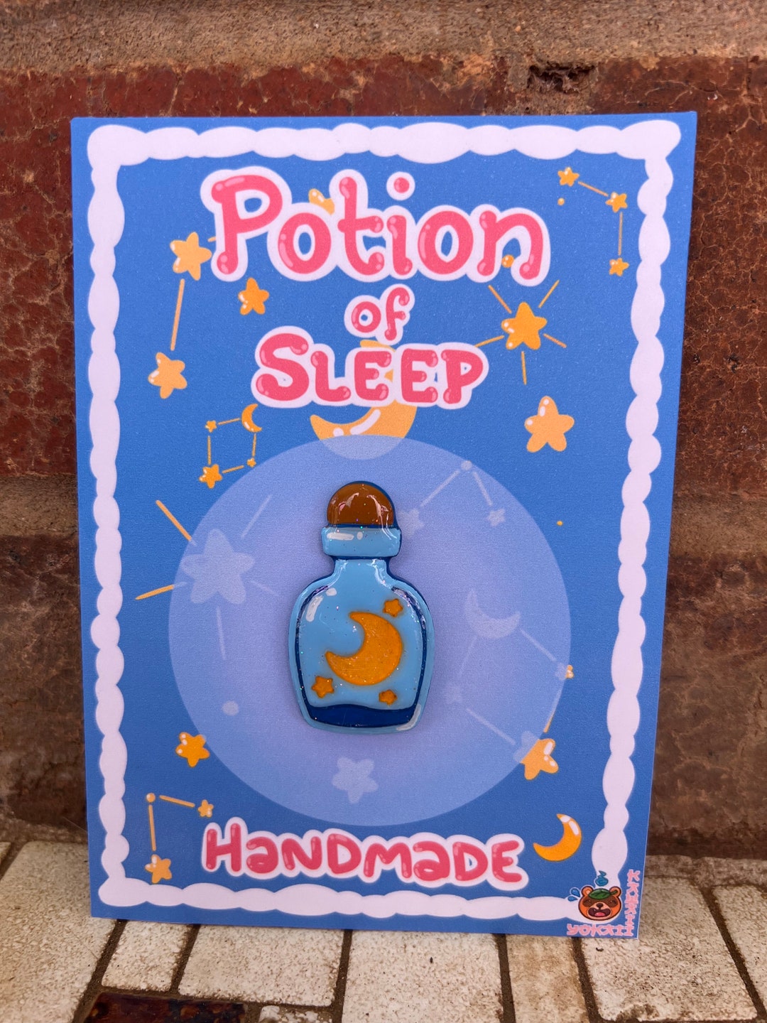 Dungeons and Dragons Clay Pin Potion of Sleep - Etsy