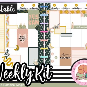 Printable Happy Planner Stickers Classic Weekly Kit | Etsy