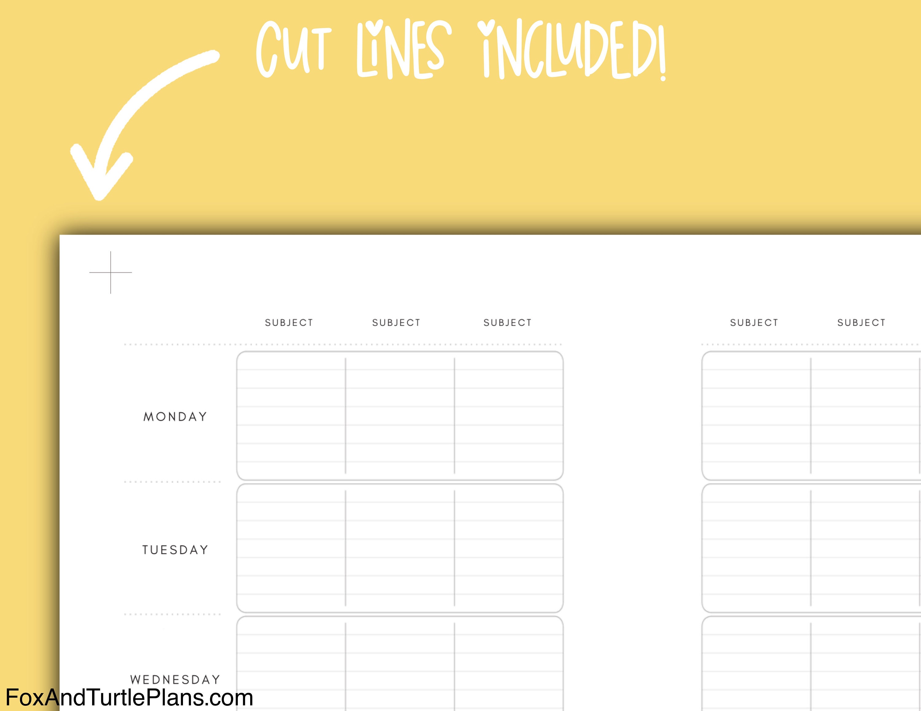 Printable Happy Planner Refills Mini Size Planner Refills Canva & PDF ...