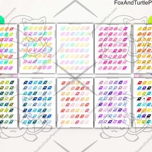 Printable Happy Planner Stickers Icons Books Cut Files - Etsy