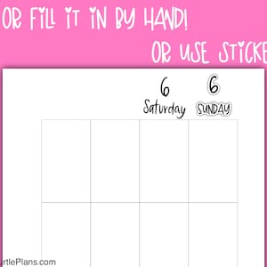 Printable Happy Planner Refills Classic Size Planner Refills Canva ...