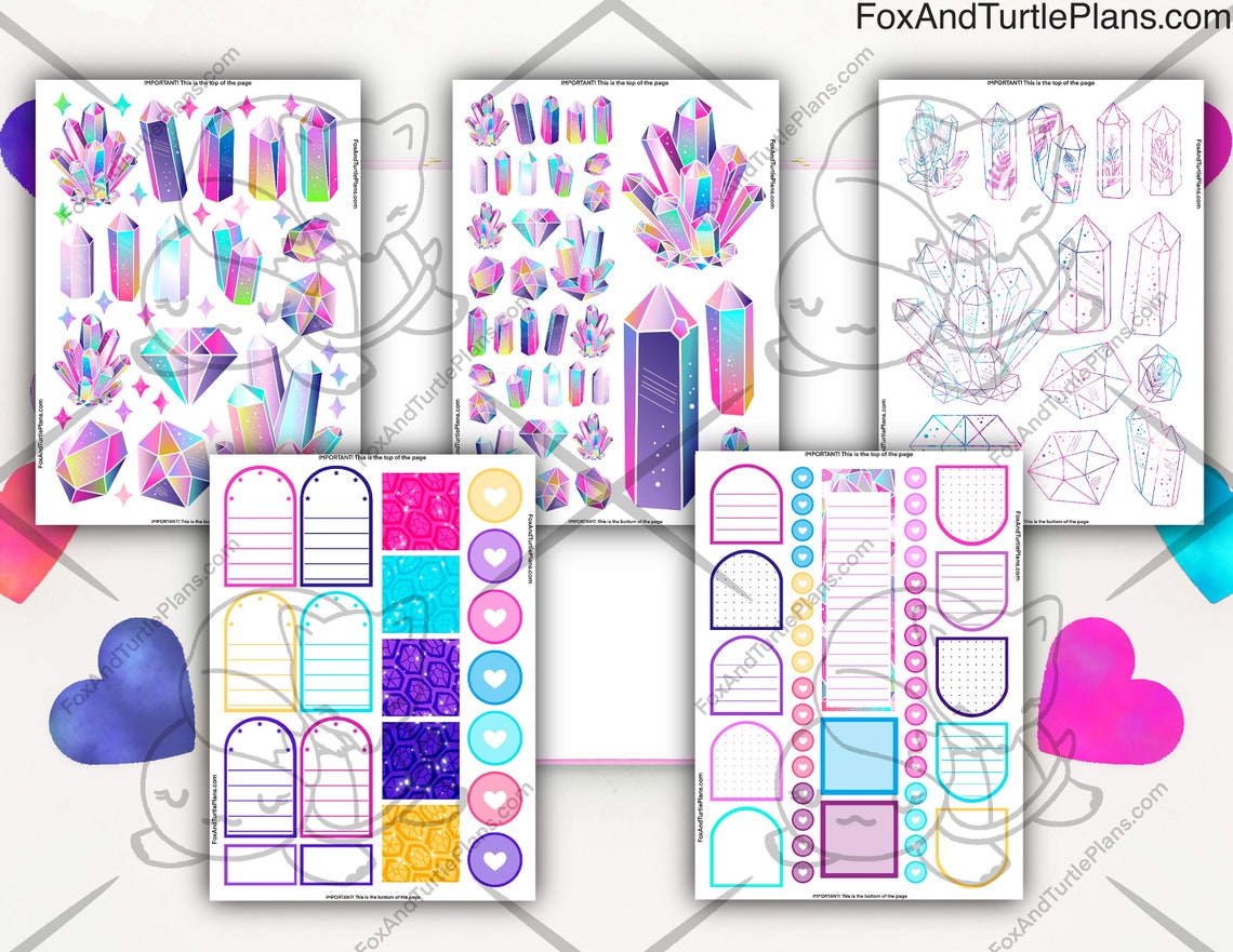 Printable Happy Planner Stickers Classic Sticker Book - Etsy