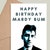 Personalised Coldplay Birthday Card Chris Martin, Yellow, Fix You ...