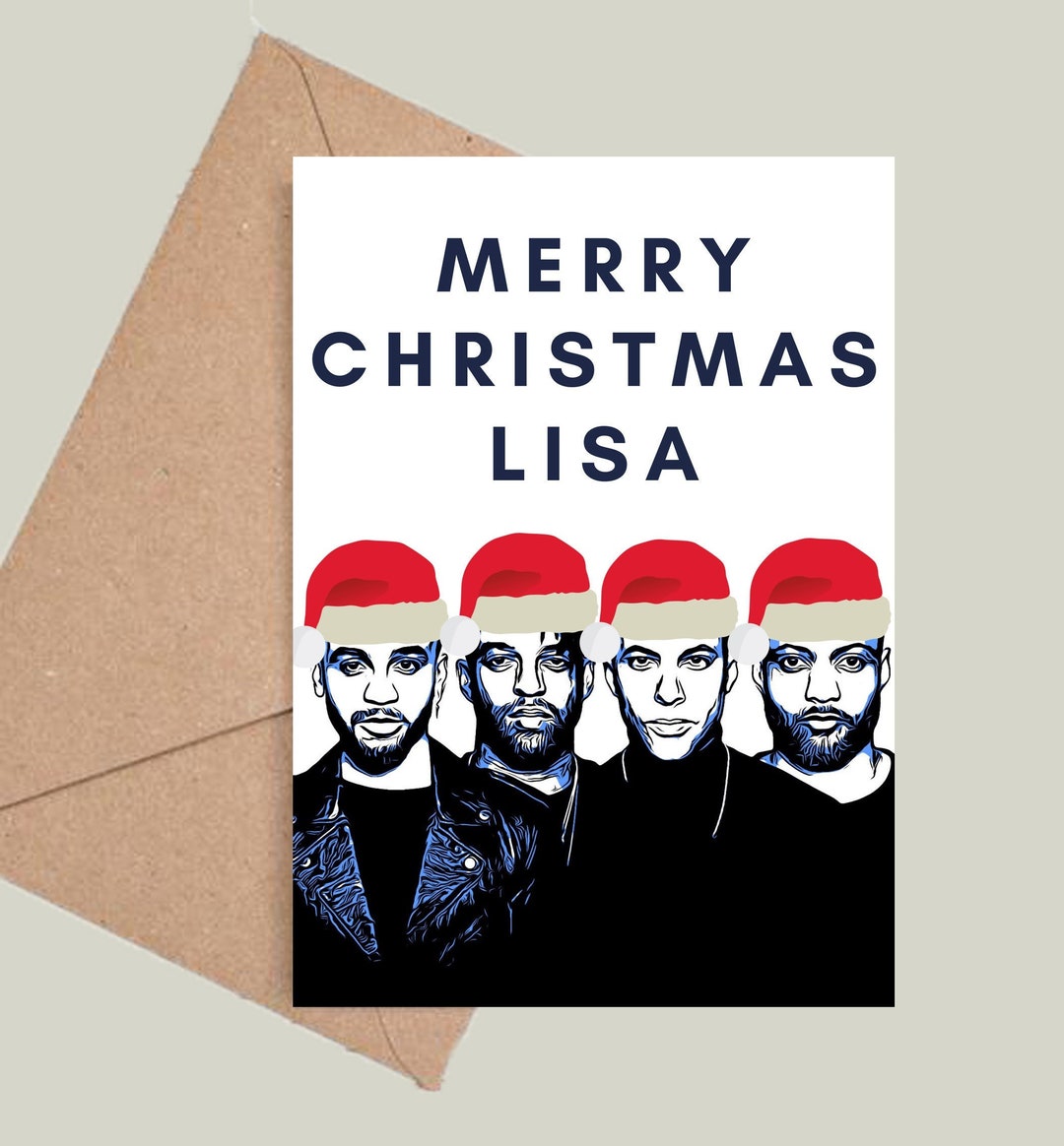 Personalised JLS Christmas Card, Merry Christmas! JB Gill, Aston ...