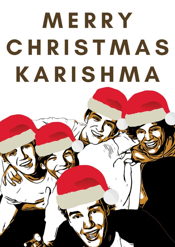 Merry Christmas One Direction Cartoon