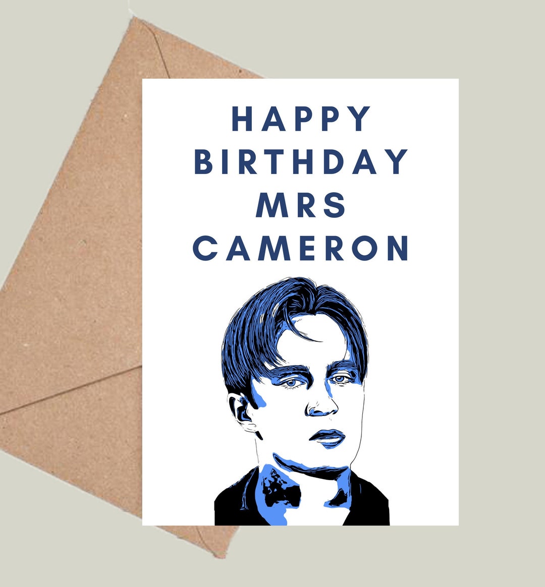 Happy Birthday Mrs Cameron Birthday Card! Rafe Cameron, Outer Banks ...