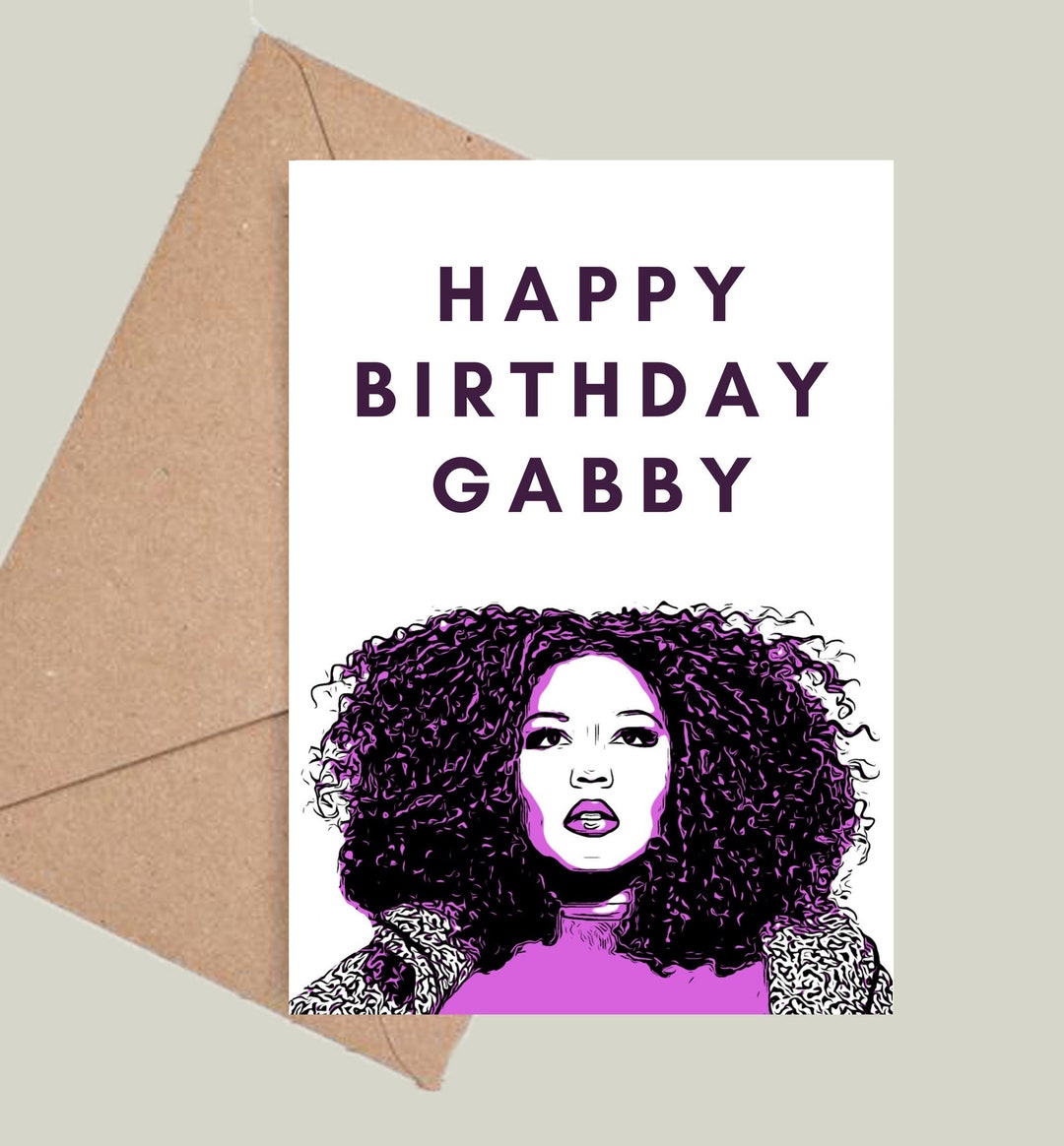 Personalised Lizzo Birthday Card Tour 2023, Cuz I Love You, About Damn ...