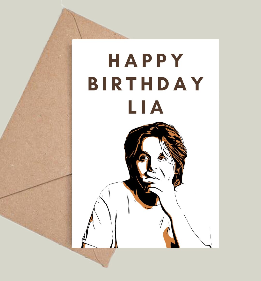 Personalised Lewis Capaldi Birthday Card Divinely Uninspired to a ...