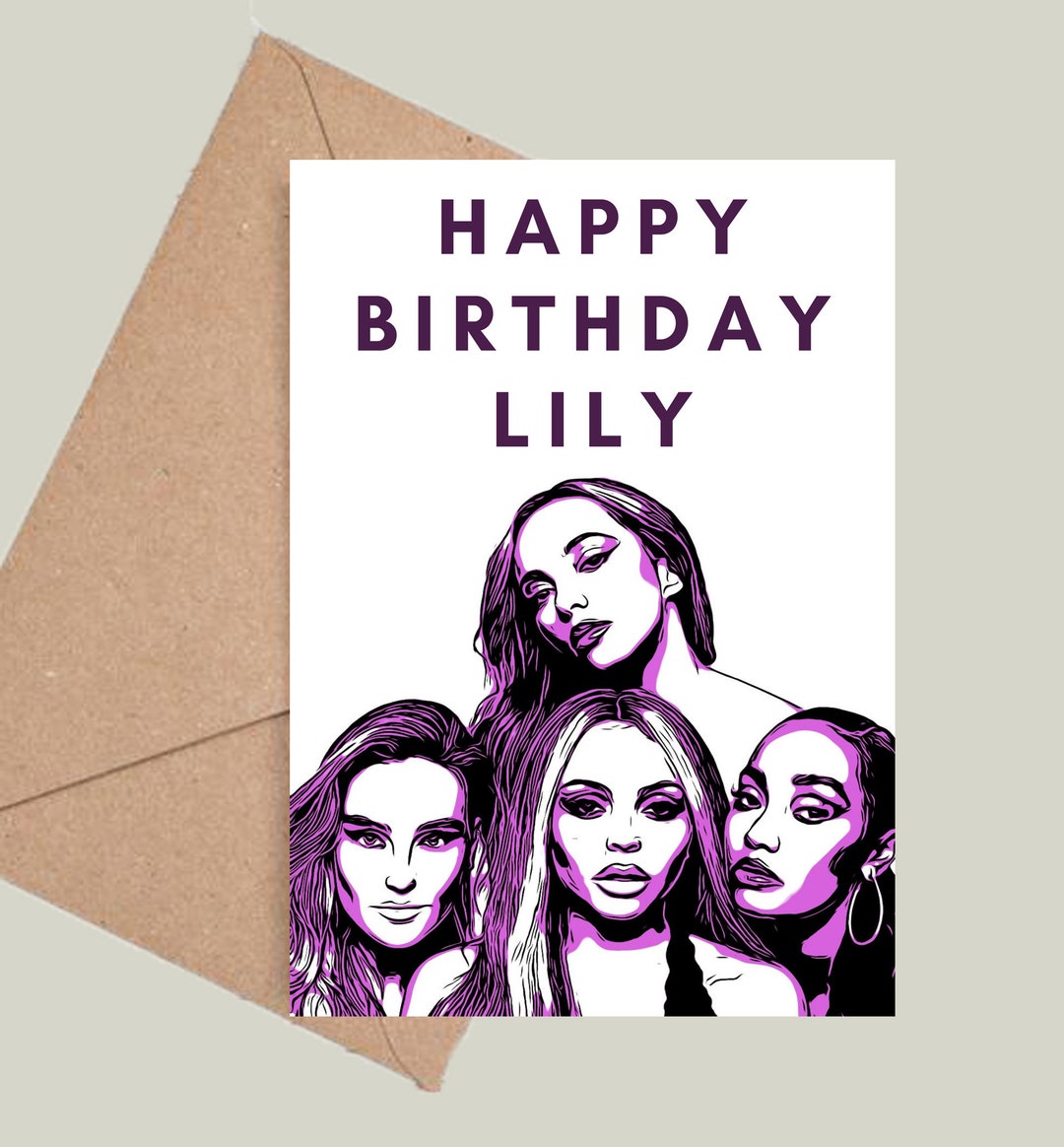 Personalised Little Mix Birthday Card! Jade Thirlwall, Jesy Nelson ...