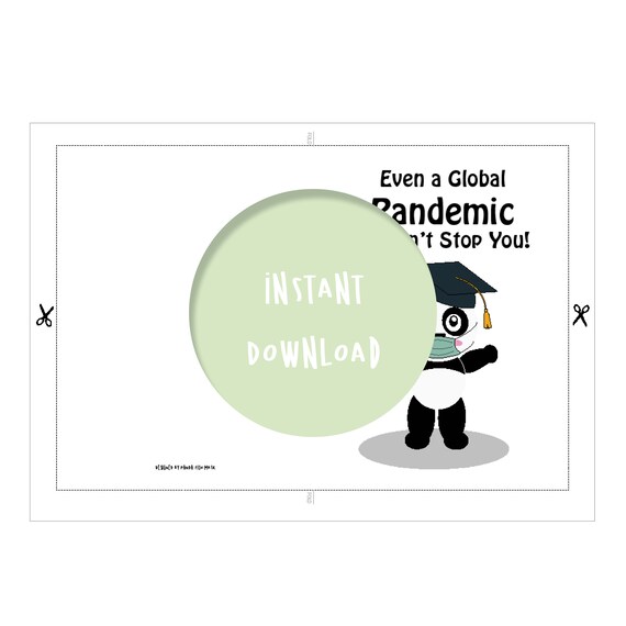 Prints Home & Living Funny Graduation card Even a global pandemic ...