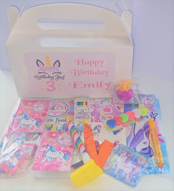 Personalised Birthday Boxes With Small Gifts Included - Etsy