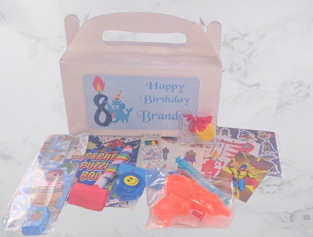 Personalised Birthday Boxes With Small Gifts Included - Etsy