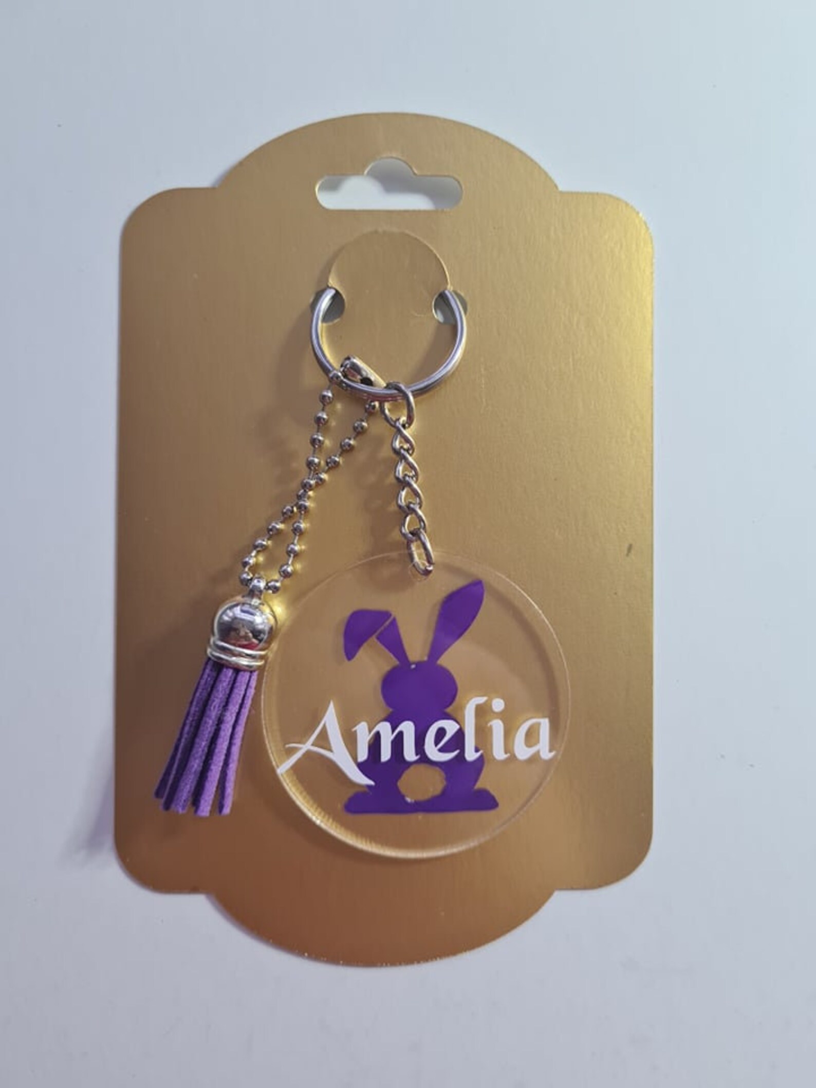 Personalised Easter Bunny Keyrings Easter Gifts - Etsy UK