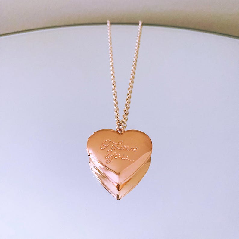 Spotify Song Scan QR Code Heart Locket Necklace, Personalized 3D Gold ...