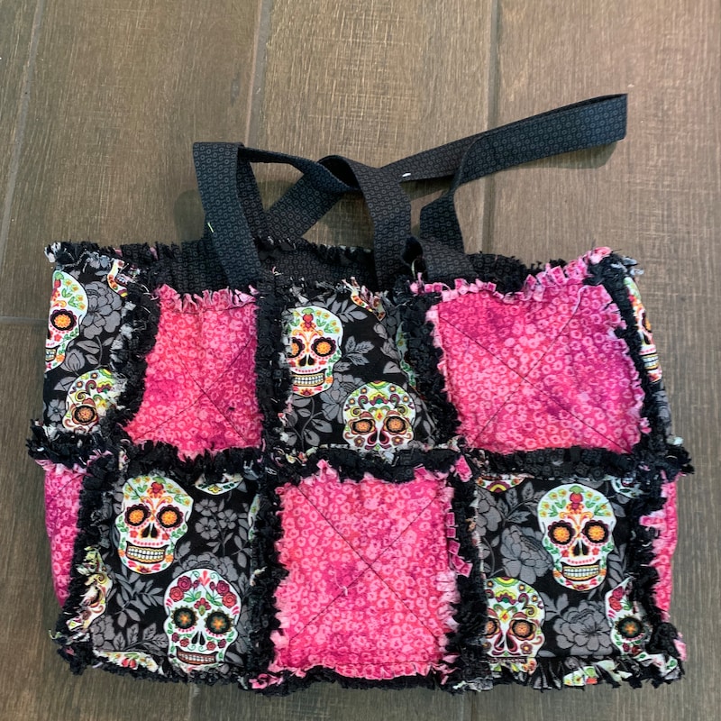Rag Quilt Tote Bags - Etsy