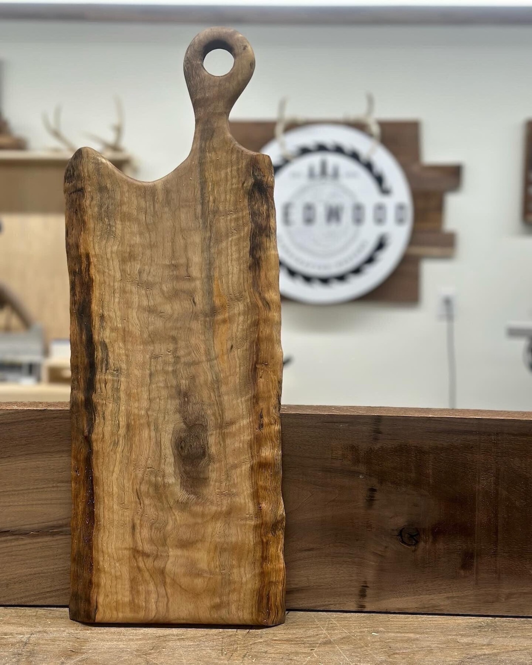 Live Edge Walnut Charcuterie Board - Etsy