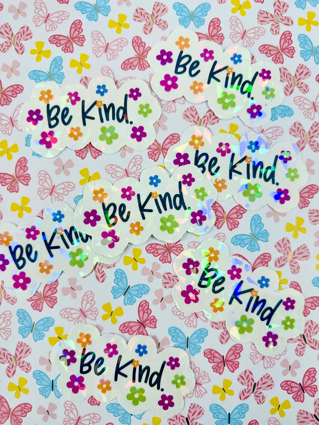 Be Kind Vinyl Sticker 3x2 - Etsy