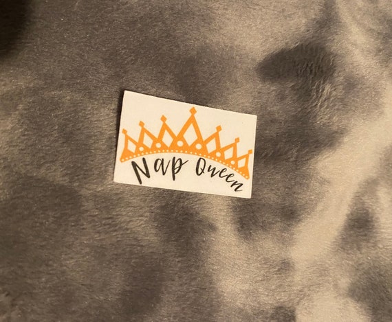 Nap Queen Sticker Love Sleeping Decal Handmade Laptop - Etsy