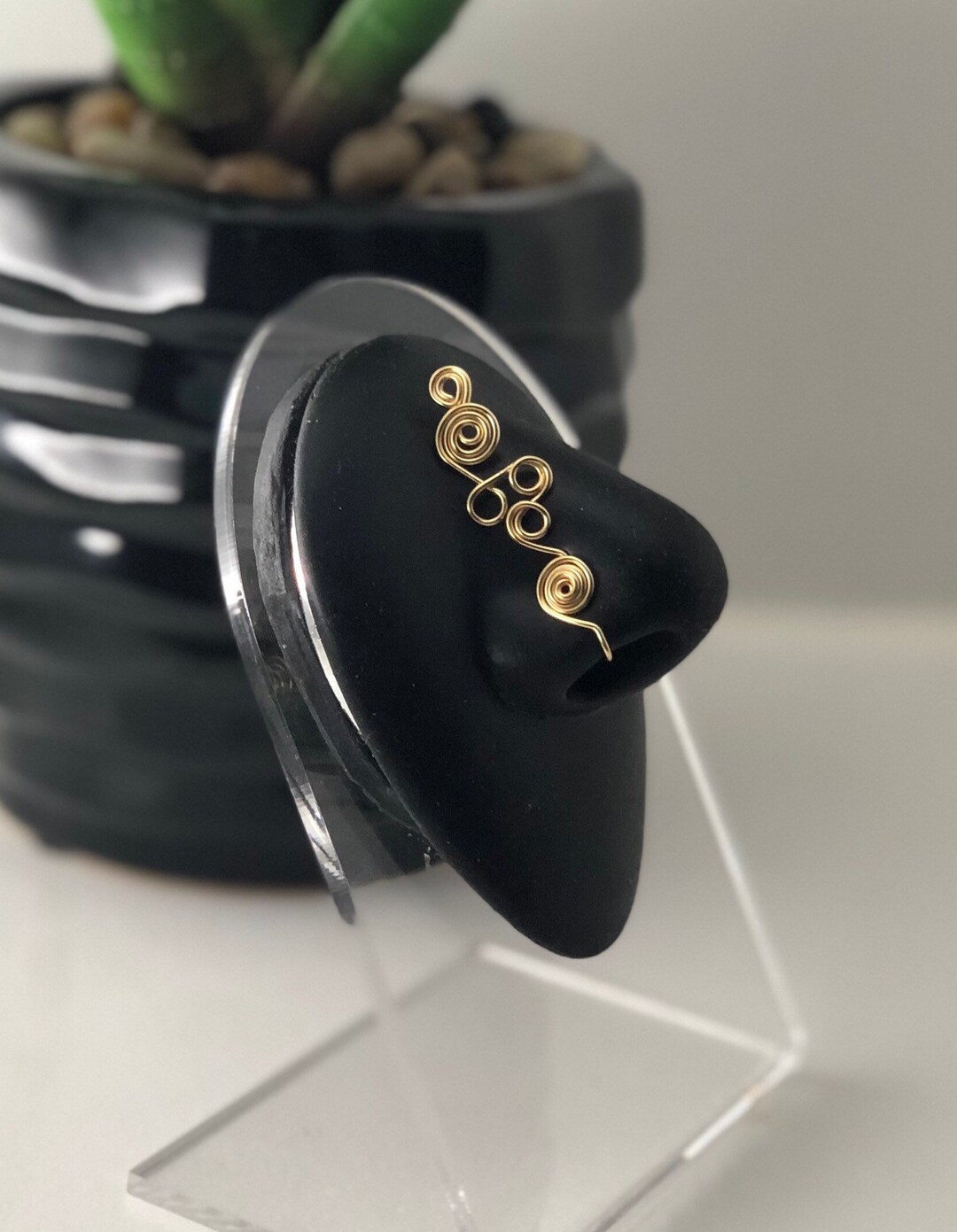 Aluminum Wire Nose Cuff: Faux Nose Ring, No Piercing Needed - Etsy