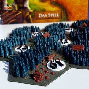 3D Catan Forest Tile to Produce Lumber - Etsy