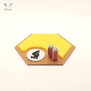 3D Catan Field Tile to Produce Grain - Etsy