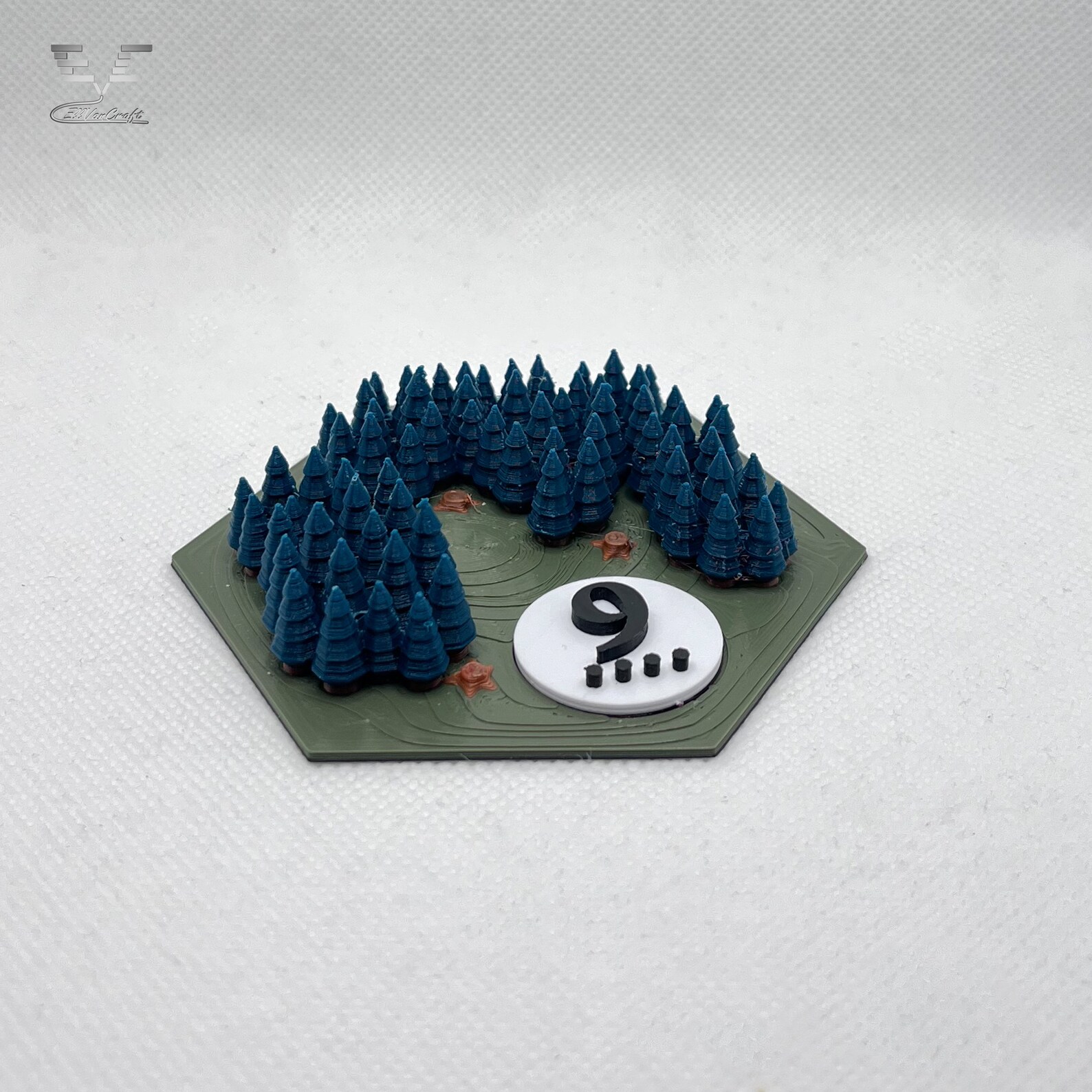 3D Catan Forest Tile to Produce Lumber | Etsy