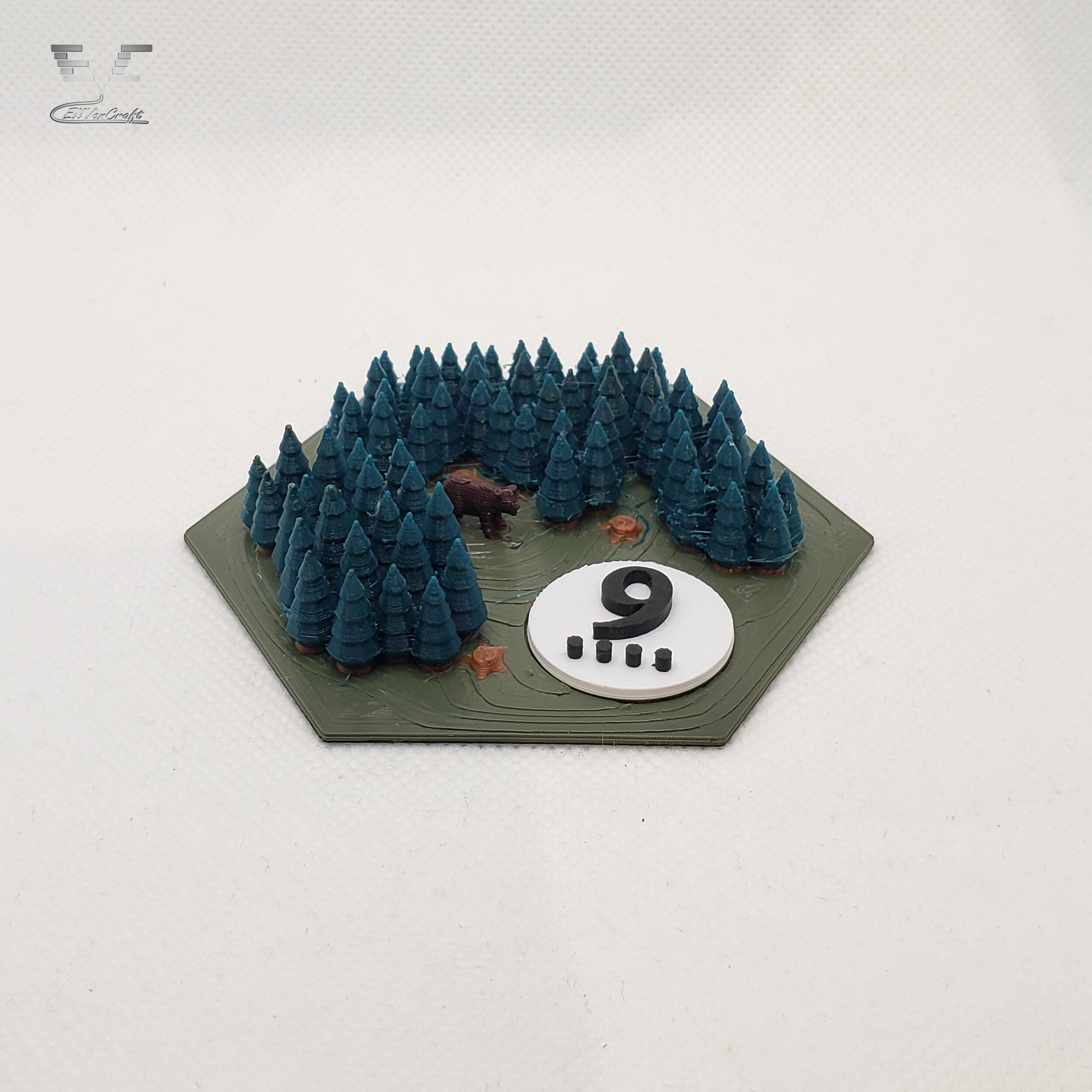 3D Catan Forest Tile to Produce Lumber | Etsy UK