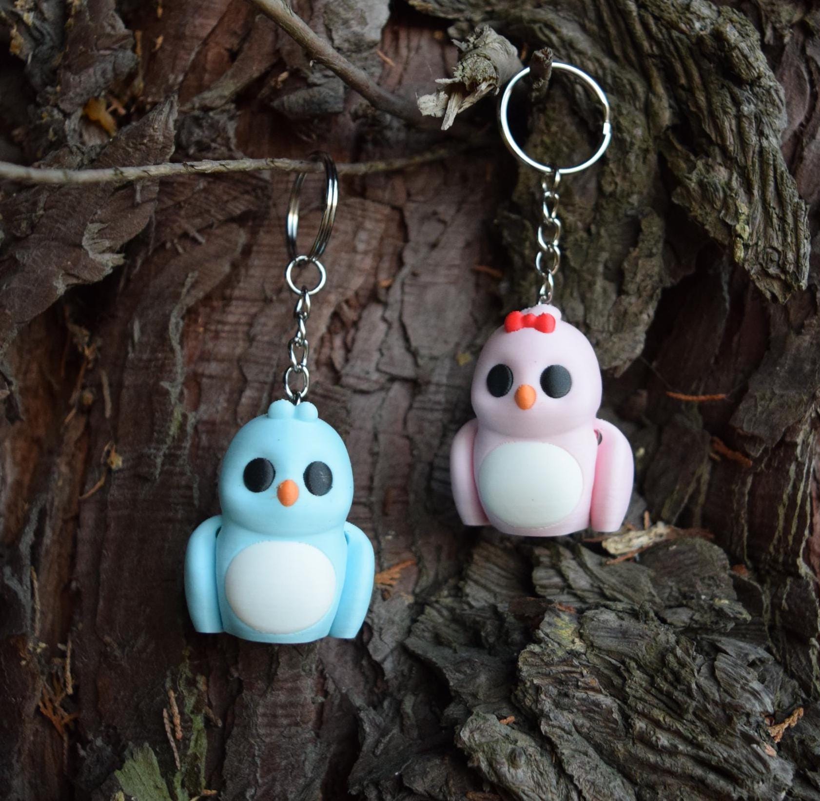 3D Printed Fidget Keychains - Etsy