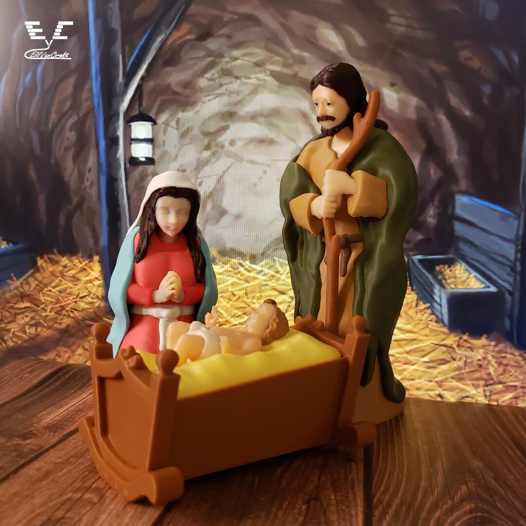 3D Printed Nativity - Etsy