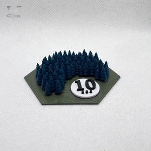 3D Catan Forest Tile to Produce Lumber - Etsy