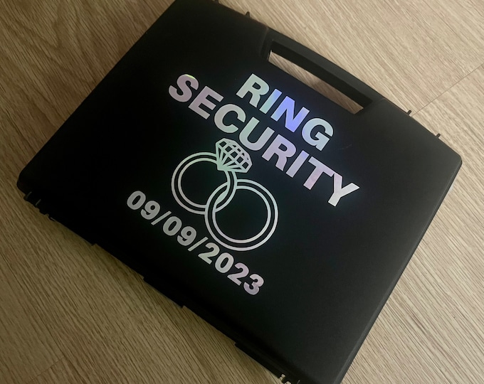 Ring Security Box With FREE Sunglasses, Ring Holder Inside, Ring Bearer ...