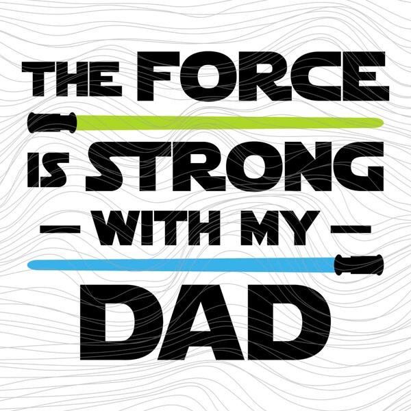 The Force is Strong Svg - Etsy