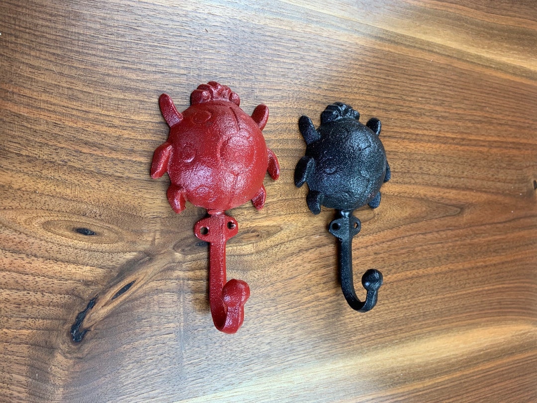 Cast Iron Ladybug Hook Ladybug Hook Ladybug Insect Hook - Etsy