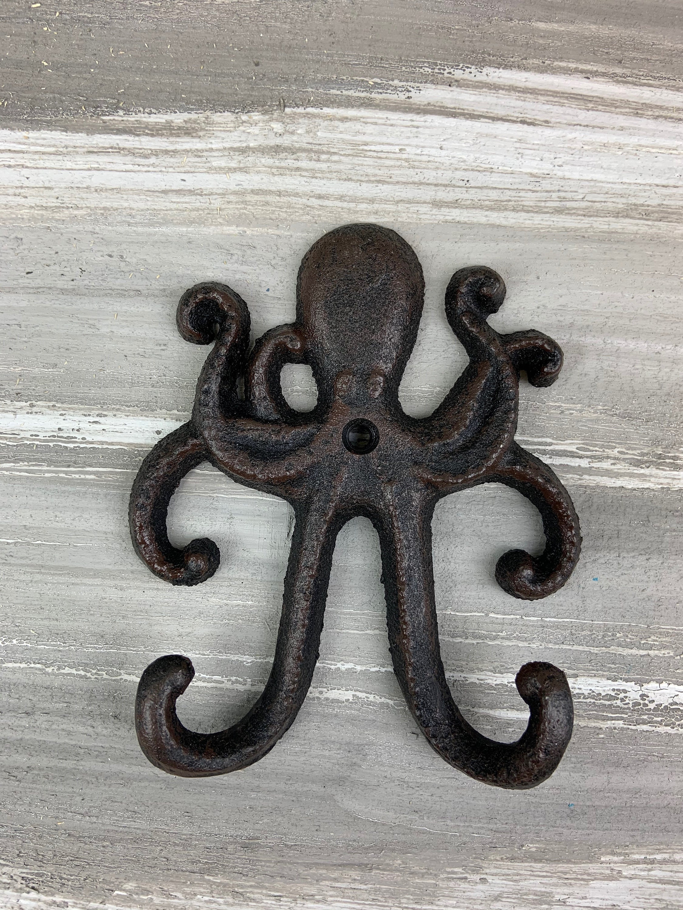 Cast Iron Octopus Hook Nautical Hook Ocean Hook Coat Hook - Etsy