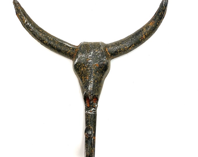 Cast Iron Skull Hook, Skull Hook, Hook, Coat Hook, Wall Hook, Taurus ...