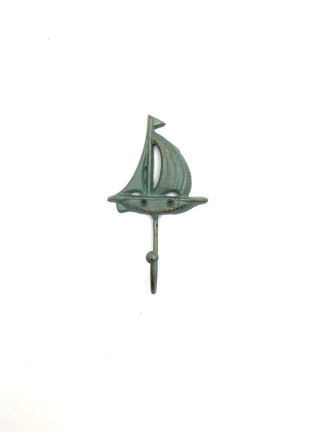 Cast Iron Boat Hook, Nautical Hook, Boat Hook, Coat Hook, Coat Hanger ...