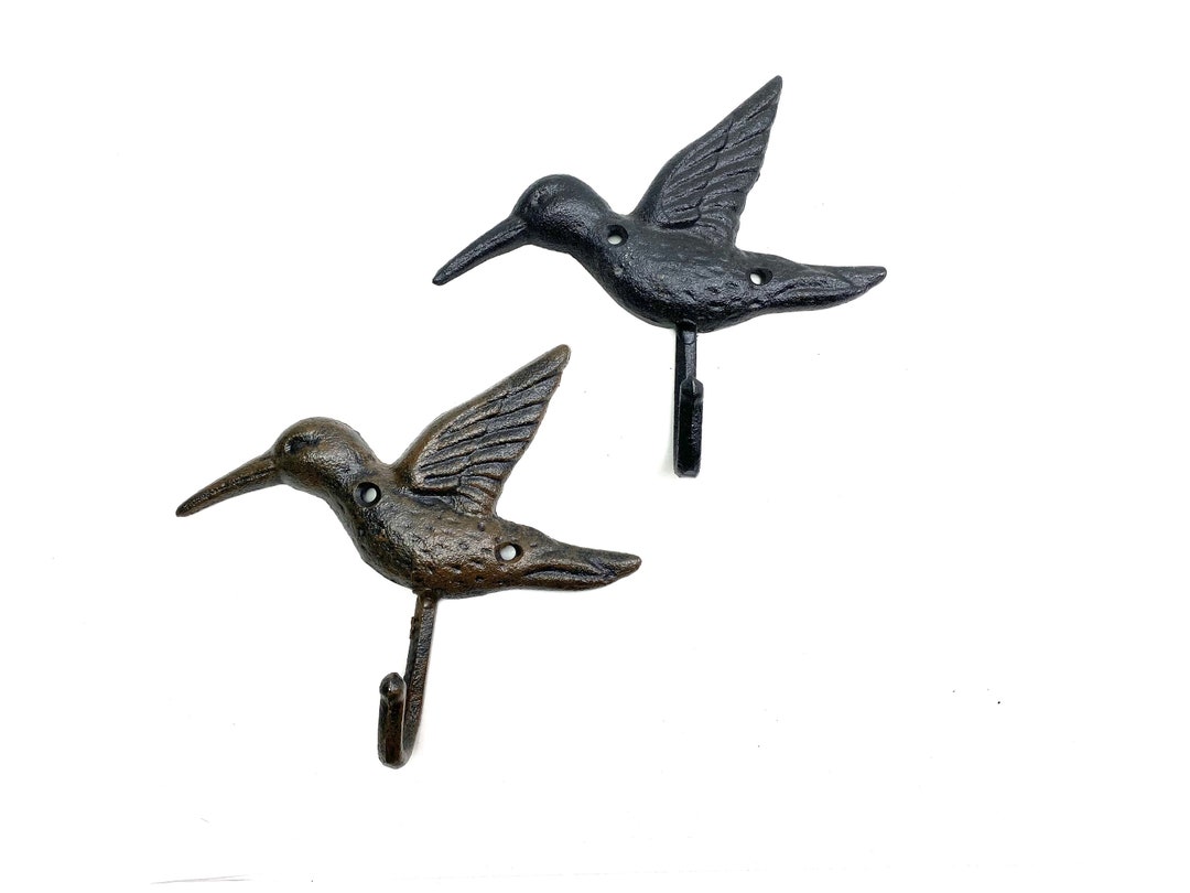 Cast Iron Hummingbird Hook Hook Coat Hook Wall Hook - Etsy
