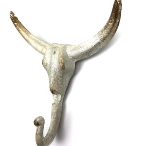 Cast Iron Skull Hook, Skull Hook, Hook, Coat Hook, Wall Hook, Taurus ...