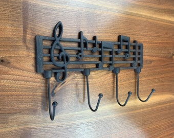 Music Note Coat Hook - Etsy
