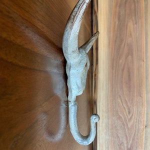 Cast Iron Skull Hook Skull Hook Hook Coat Hook Wall Hook - Etsy