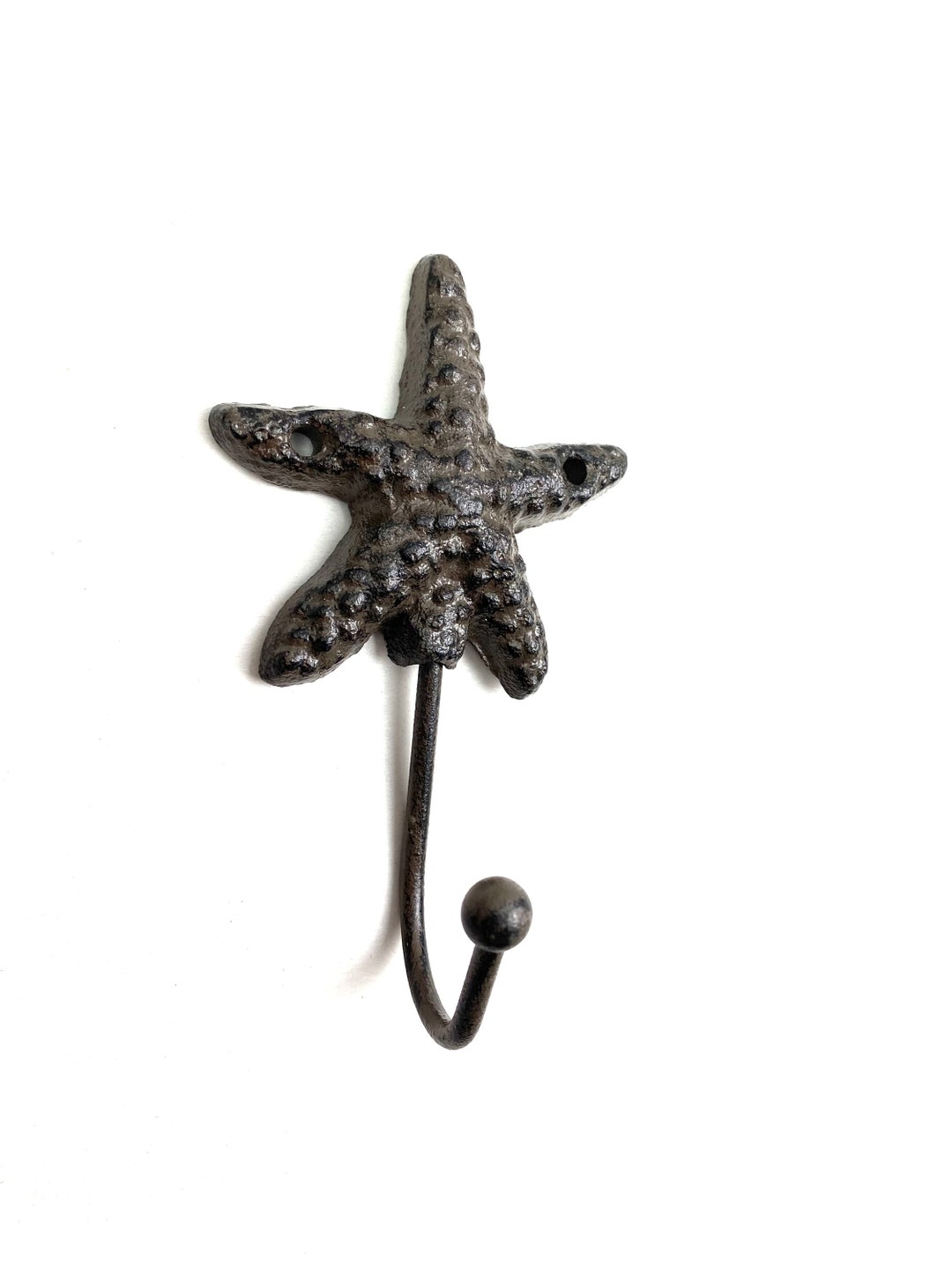 Cast Iron Starfish Hook, Nautical Hook, Ocean Hook, Coat Hook, Sea Hook ...