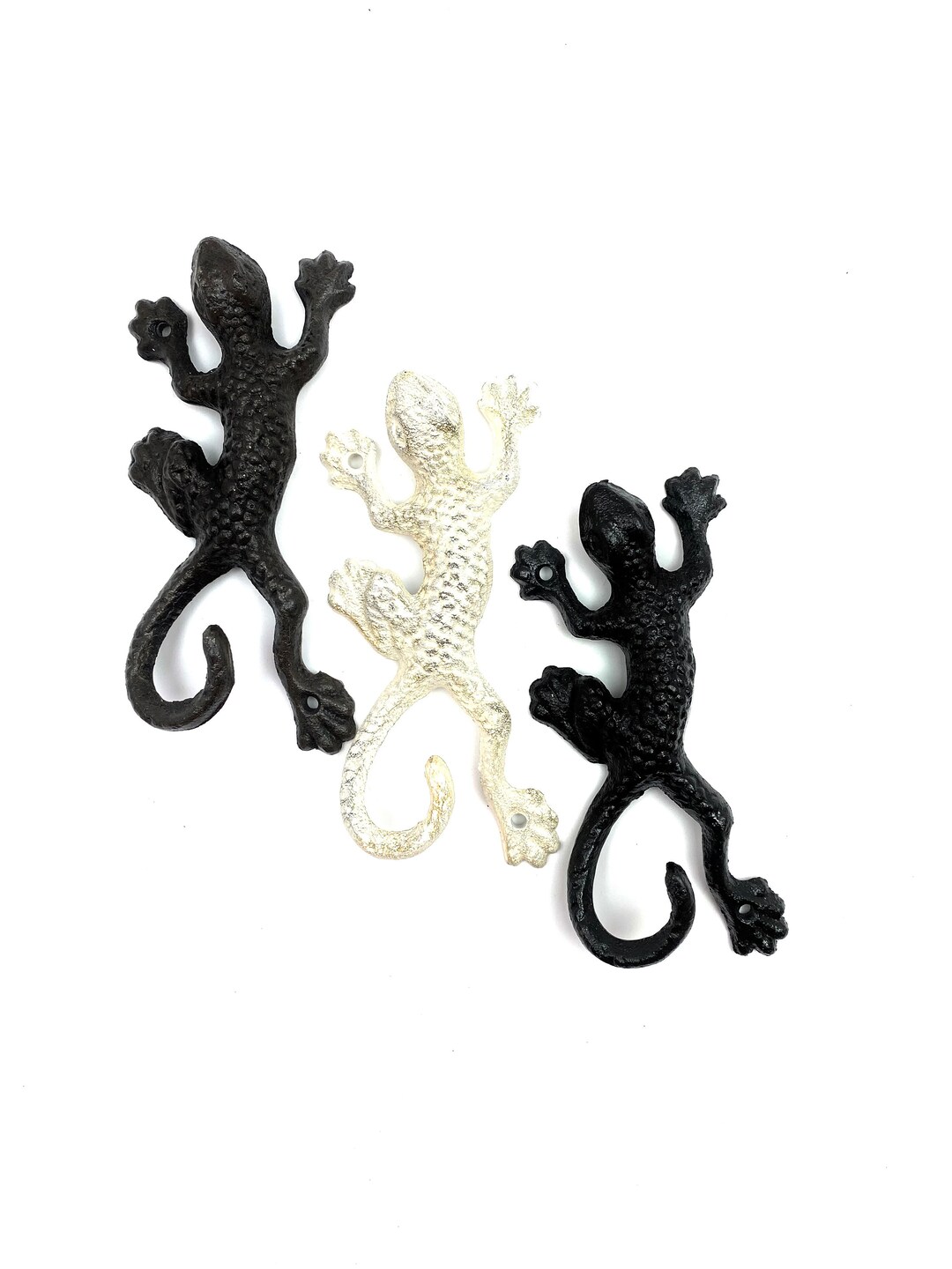 Cast Iron Gecko Hook, Hook, Coat Hook, Wall Hook, Cast Iron Hook, Gecko ...