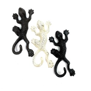 Cast Iron Gecko Hook, Hook, Coat Hook, Wall Hook, Cast Iron Hook, Gecko ...