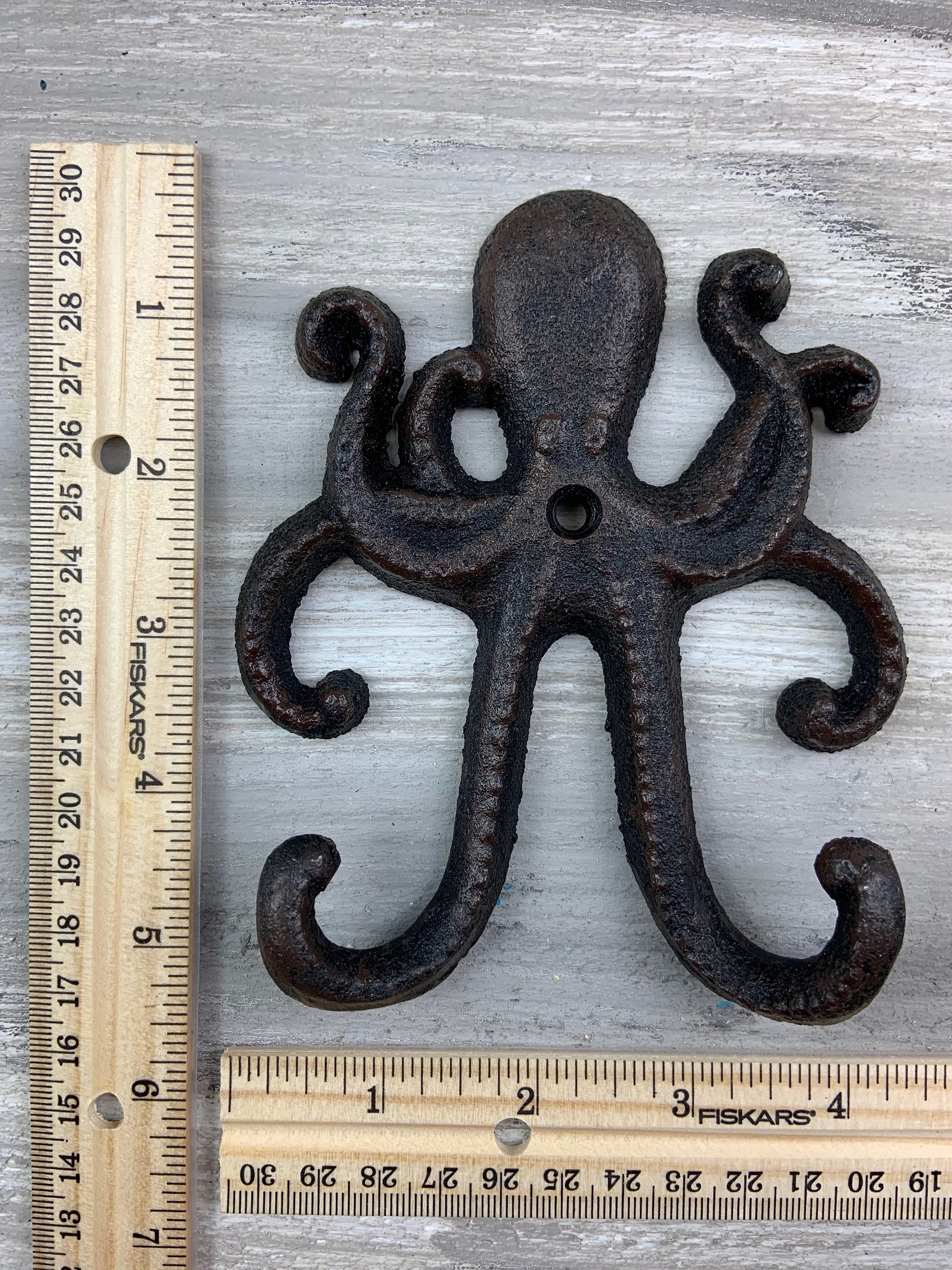 Cast Iron Octopus Hook Nautical Hook Ocean Hook Coat Hook - Etsy