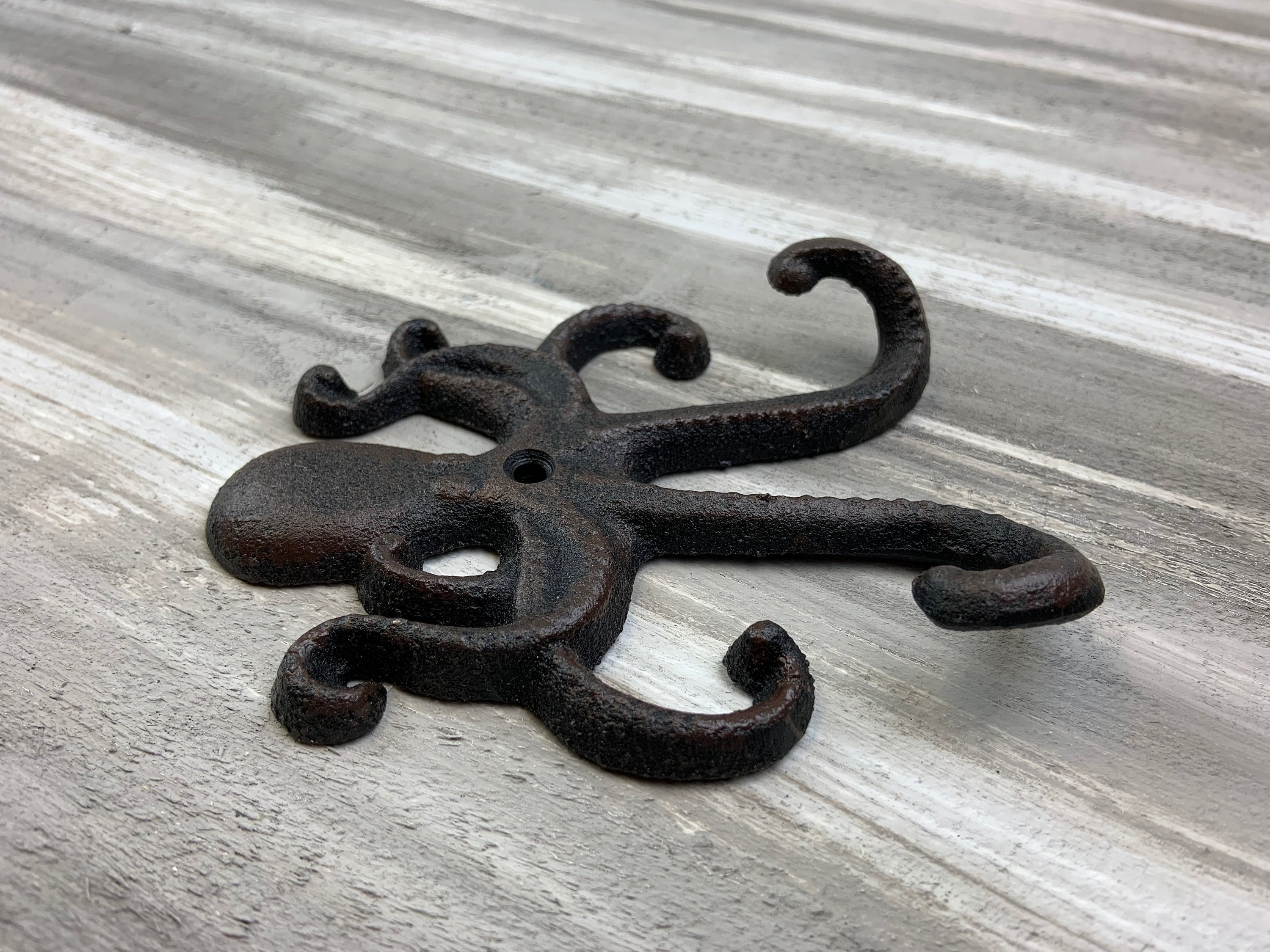 Cast Iron Octopus Hook Nautical Hook Ocean Hook Coat Hook - Etsy