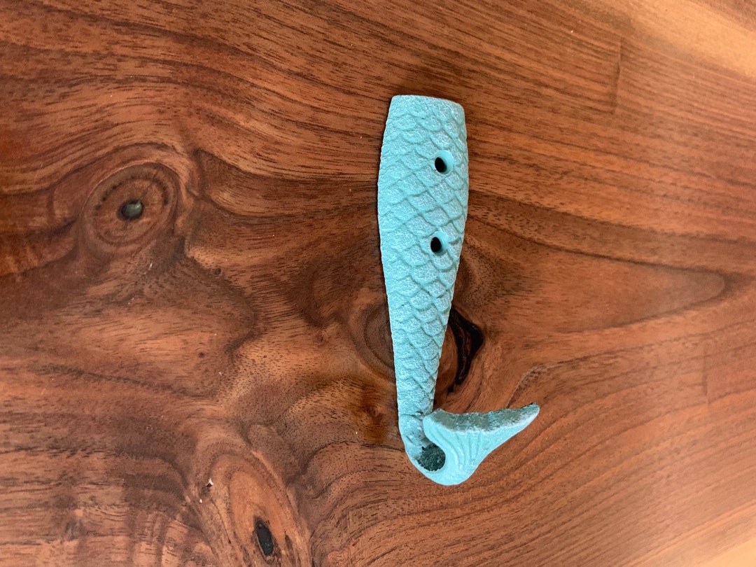 Cast Iron Mermaid Tail Hook Ocean Hook Mermaid Tail Coat - Etsy